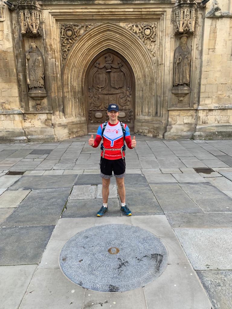 Fundraiser of the month: James running Cotswold Way