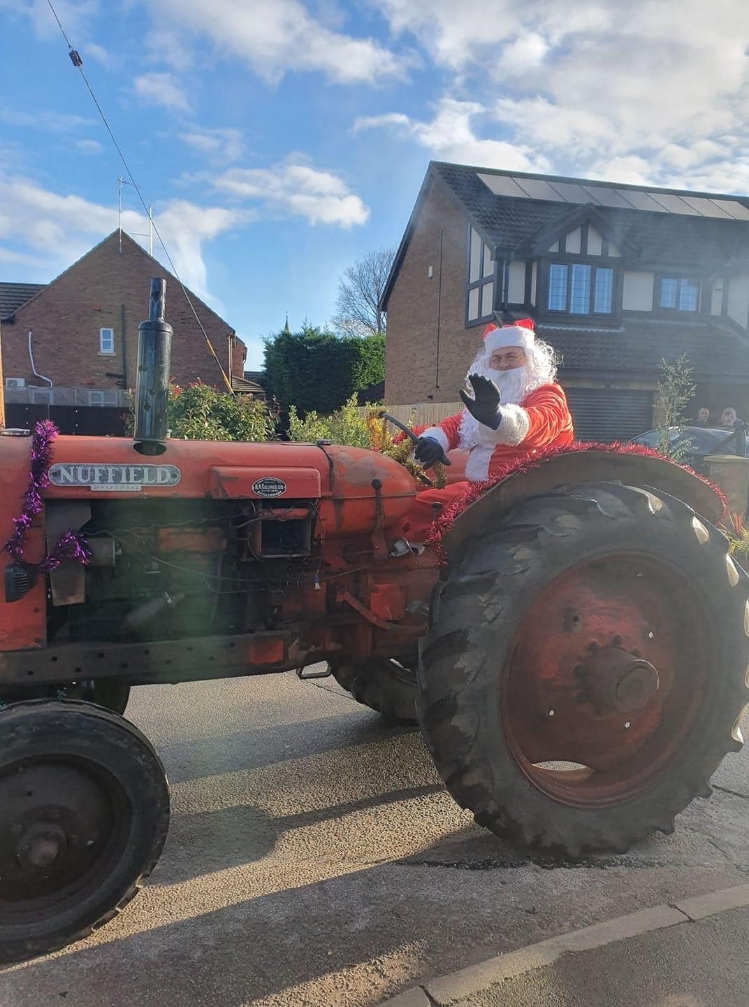 Fundraiser of the month: Santa on a tractor